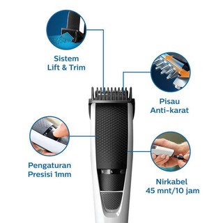Jual PHILIPS BT3206 ALAT CUKUR JANGGUT JENGGOT BT 3206 TRIMMER SHAVER ...