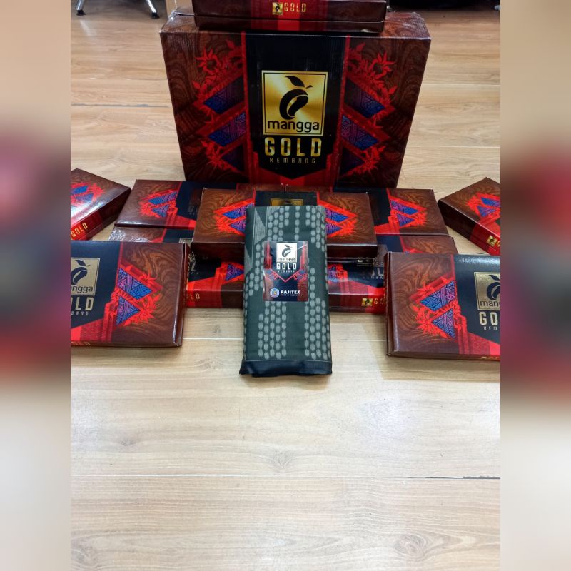 Jual New Sarung MANGGA GOLD KEMBANG, MANGGA GOLD BATIK NUSANTARA ...