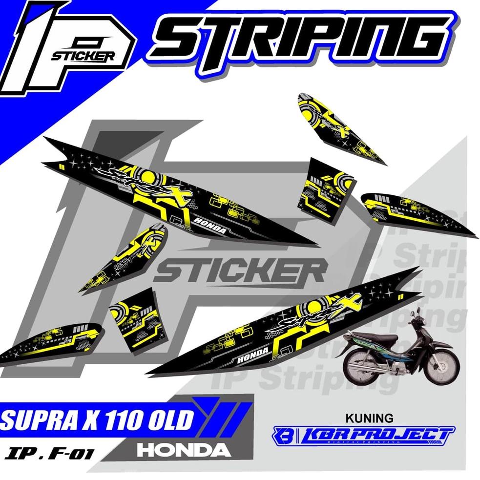 Jual PENJUALAN TERBANYAK Striping SUPRA X 110 OLD- Sticker Striping ...