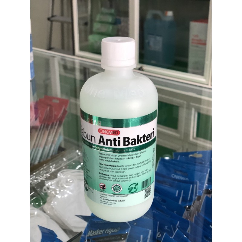 Jual Refill Sabun Anti Bakteri Onemed 500ml | Shopee Indonesia Jual Refill Sabun Anti Bakteri Onemed 500ml | Shopee Indonesia