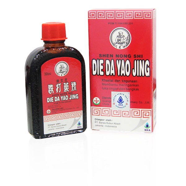 Jual Shen Nong Shi Die Da Yao Jing Minyak Gosok Luka Ringan Dan Bengkak ...