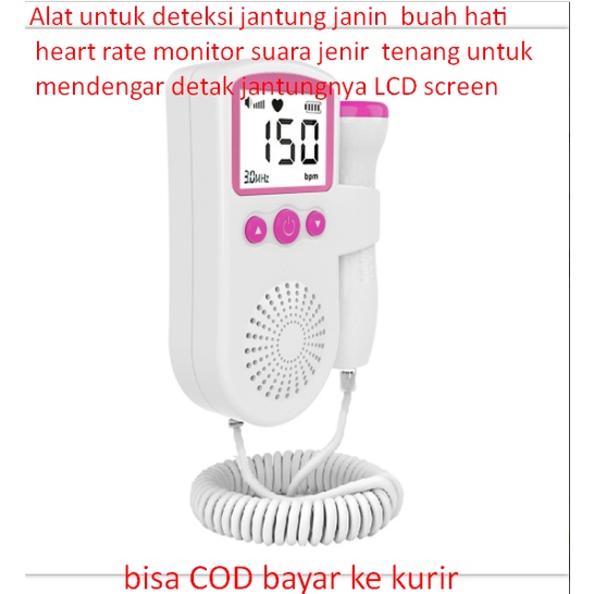 Jual Alat untuk deteksi jantung janin buah hati anda heart rate monitor ...