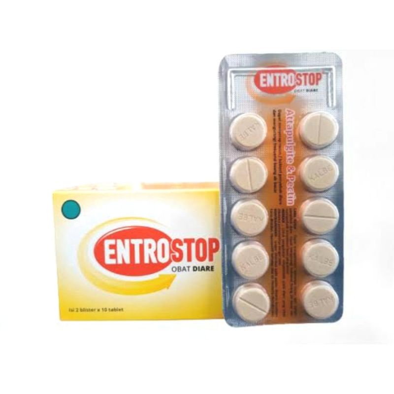Jual entrostop tablet obat diare tab 2x10's 20's / box | Shopee Indonesia