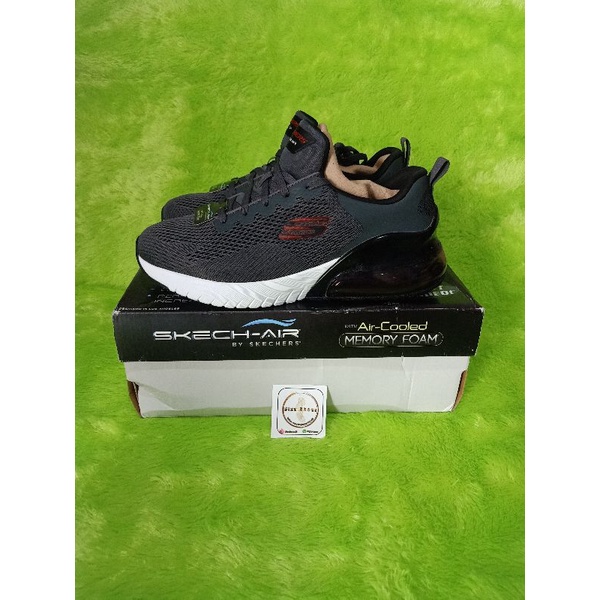 Jual Skechers Skech-Air Stratus - Maglev Men's Sneaker Shoes - Charcoal ...