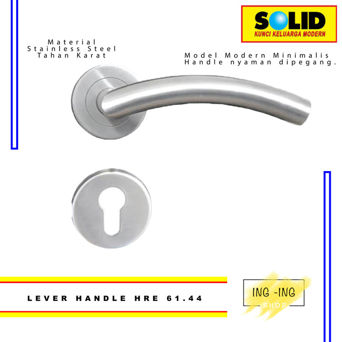Jual Lever Handle Solid HRE 61.44 /Gagang Pintu Solid/ Handle Pintu ...