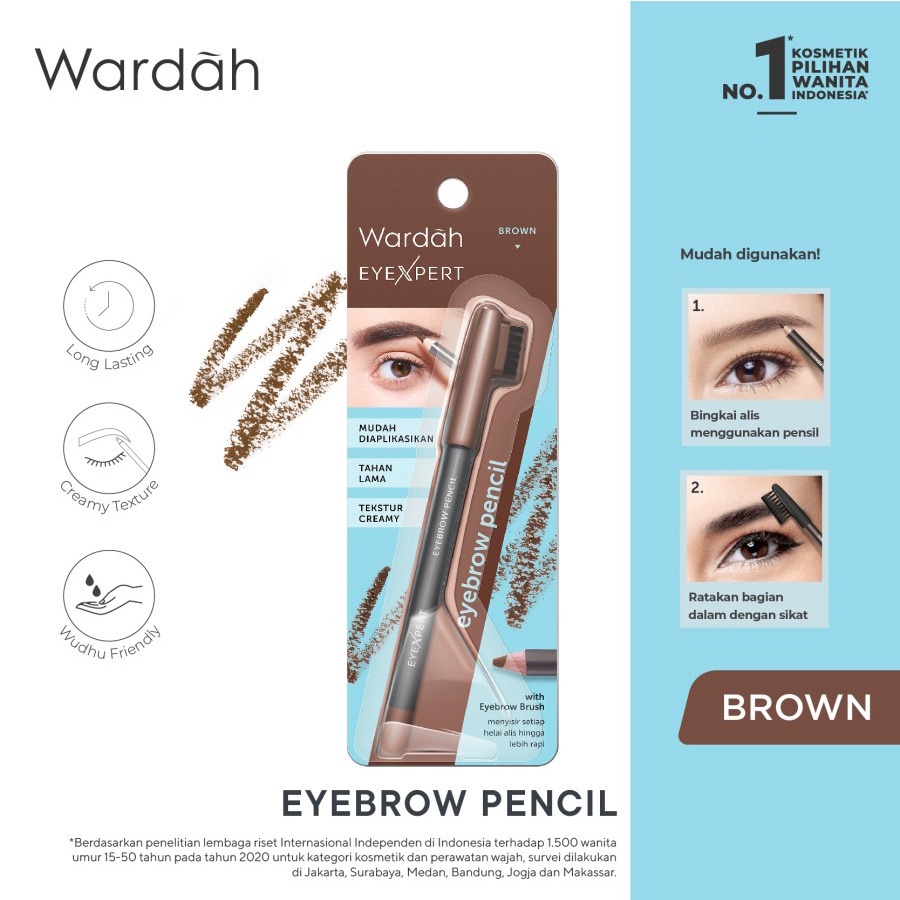 Jual Wardah Eyexpert Eyebrow Pencil - Pensil Alis Wardah Eye Brow ...