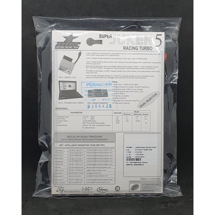 Jual ECU BRT JUKEN 5 RACING TURBO MX KING & NEW VIXION ADVANCE | Shopee ...