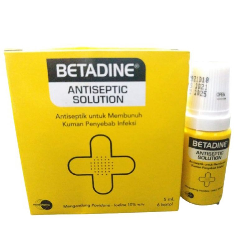 Jual BETADINE SOLUTION 5 ML Betadin | Shopee Indonesia
