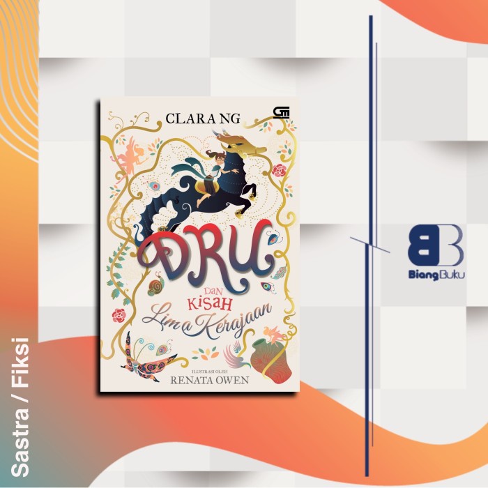 Jual Buku Novel Dru dan Kisah Lima Kerajaan Clara Ng Ori Gramedia Baru | Shopee Indonesia