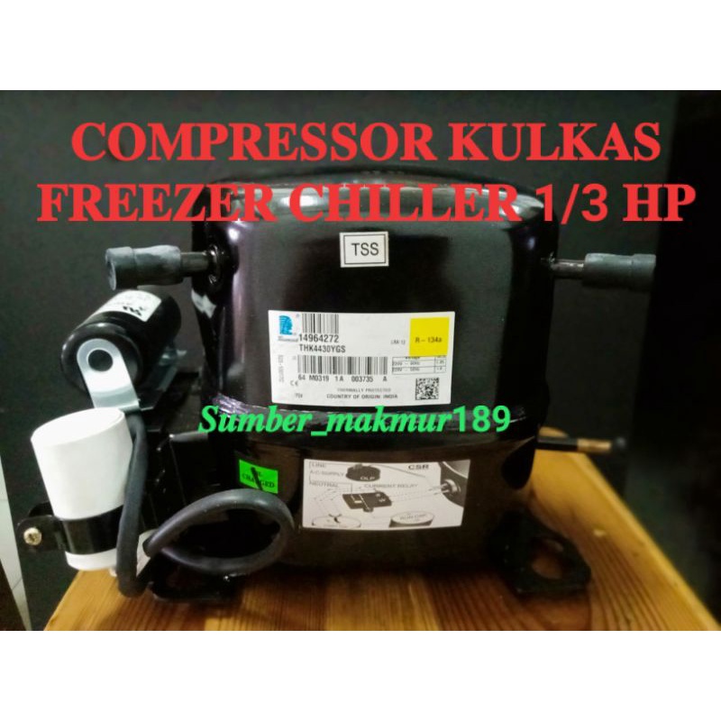 Jual 𝐓𝐇𝐊 4430 𝐂𝐎𝐌𝐏𝐑𝐄𝐒𝐒𝐎𝐑 𝐊𝐔𝐋𝐊𝐀𝐒 𝐅𝐑𝐄𝐄𝐙𝐄𝐑 𝐂𝐇𝐈𝐋𝐋𝐄𝐑 1/3 𝐇𝐏 | Shopee Indonesia