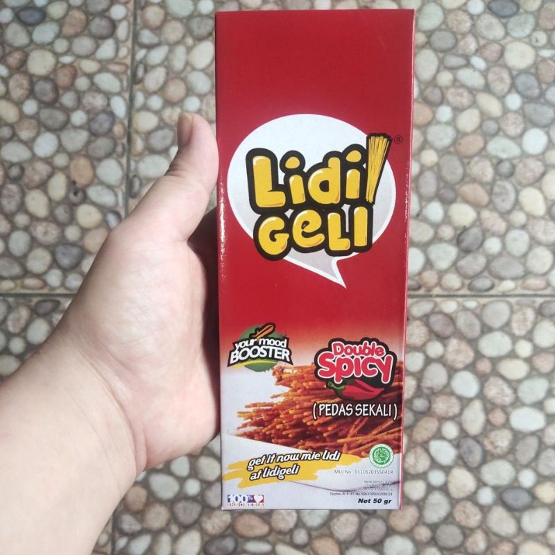 Jual LIDI GELI DOUBLE SPICY (PEDAS SEKALI) 50GR | Shopee Indonesia