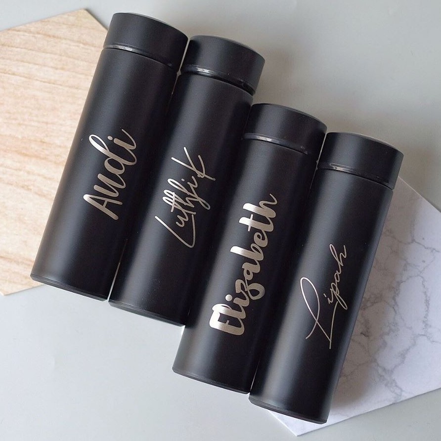 Jual Premium TUMBLER CUSTOM Laser Grafir Nama, Logo, Siluet | BEST ...