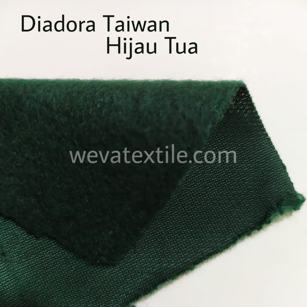 Jual Bahan Kain Diadora Taiwan Kain Jaket & Celana Olahraga Hijau Botol ...