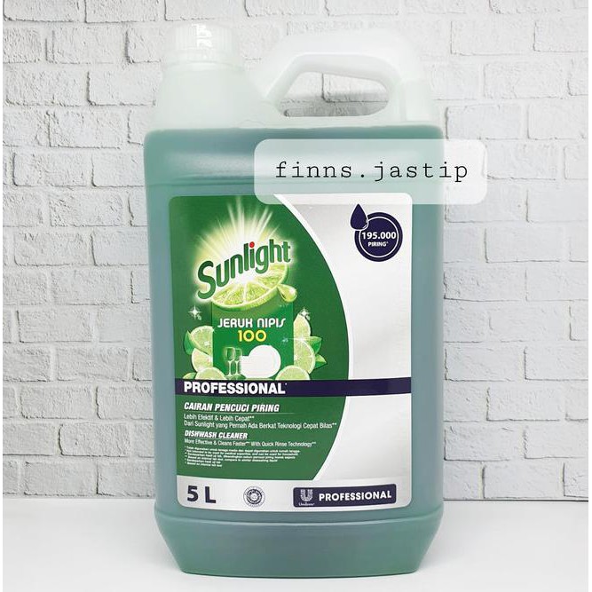 Jual Sunlight Sabun Cuci Piring 5 Liter / Sunlight 5L - Sunlight 5L ...