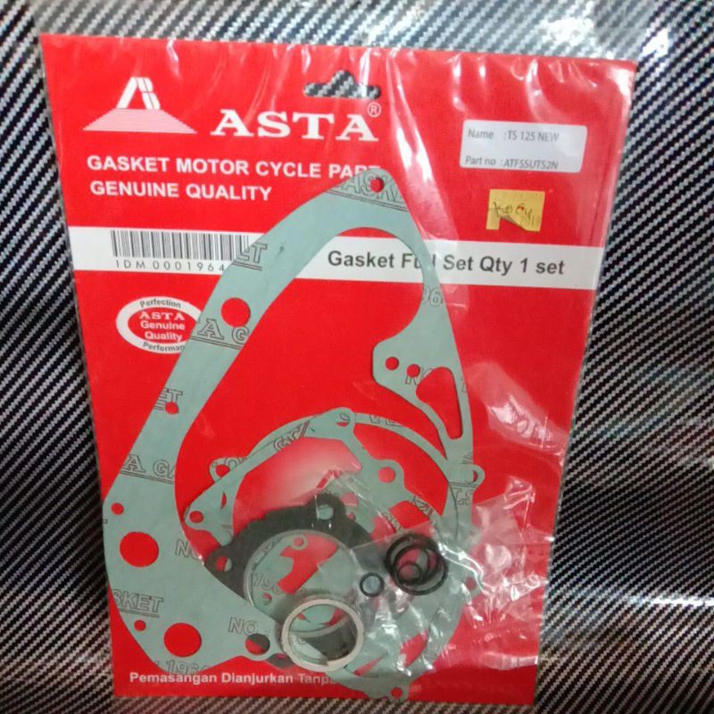 Jual paking gasket fullset pulset full set SUZUKI TS 125,new TS125 asta Perpack Packing Perpak ...