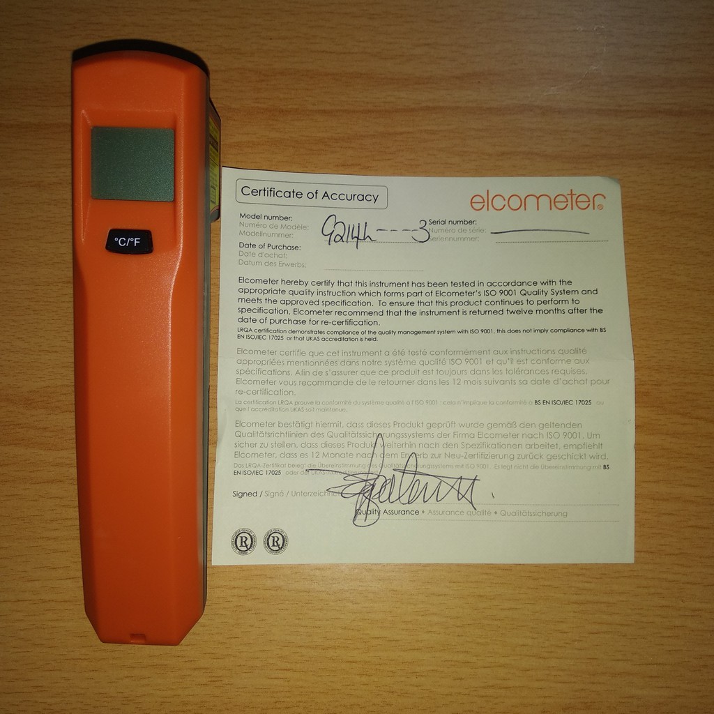Jual Elcometer 214L IR Digital Laser Thermometer | Shopee Indonesia