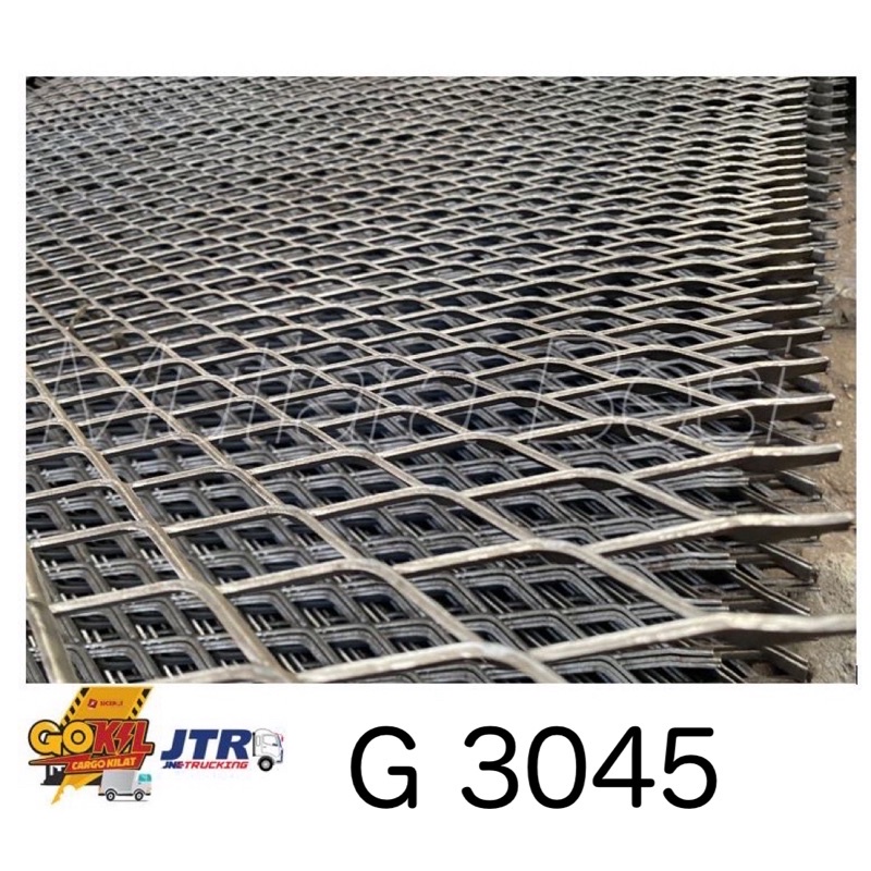 Jual Expanded Metal Mesh G 3045 ukuran 1.20 x 2.40m - Kawat Ram Besi ...