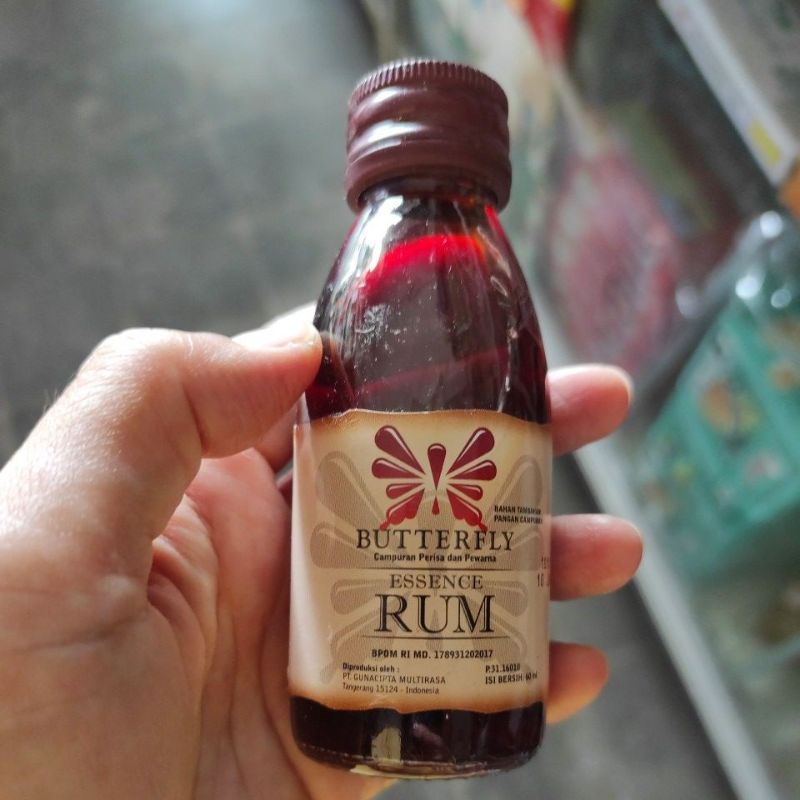 Jual Esens Rum / Rhum Koepoe Butterfly Botol Kaca 60 cc | Shopee Indonesia