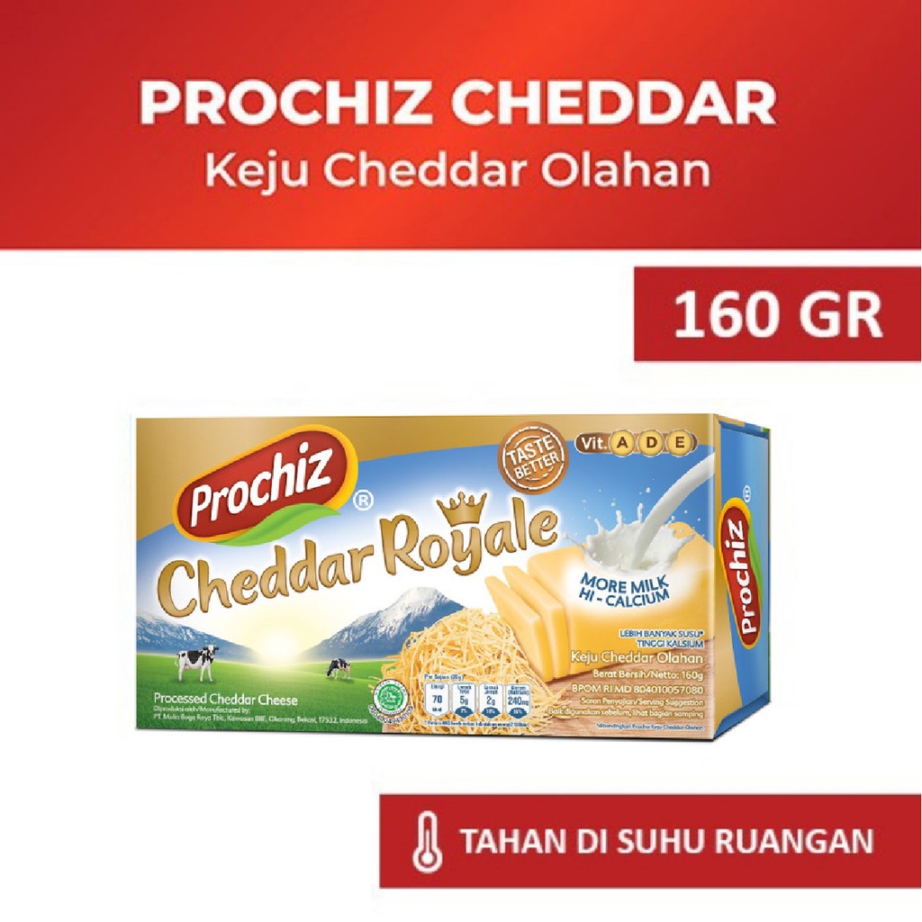 Jual Prochiz Cheddar Royale 160gr 160 gr gram | Shopee Indonesia