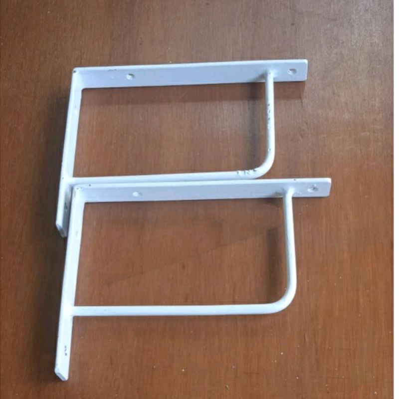 Jual siku penyangga rak dinding/ambalan hiasan dinding/siku besi rak ...