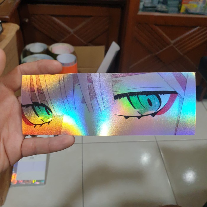 Jual Sticker Hologram Anime Slap Besar - PSH1167 - Zero Two | Shopee ...