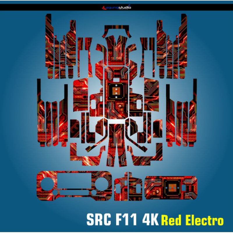 Jual Stiker SJRC F11 4K Elektro Red | Shopee Indonesia