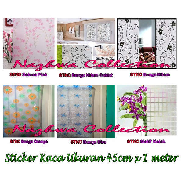 Jual Sticker Buat Kaca Jendela/Pintu 45cm x 1 meter | Shopee Indonesia