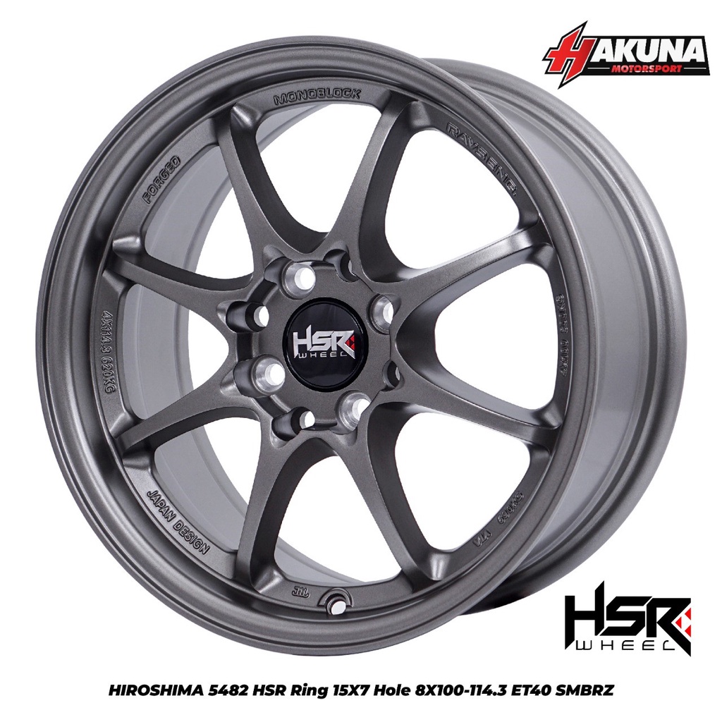 Jual Velg Mobil R15 Ce28 Hsr Hiroshima Ring 15 Untuk Xenia Mobilio Jazz Soluna Swift Ignis March ...