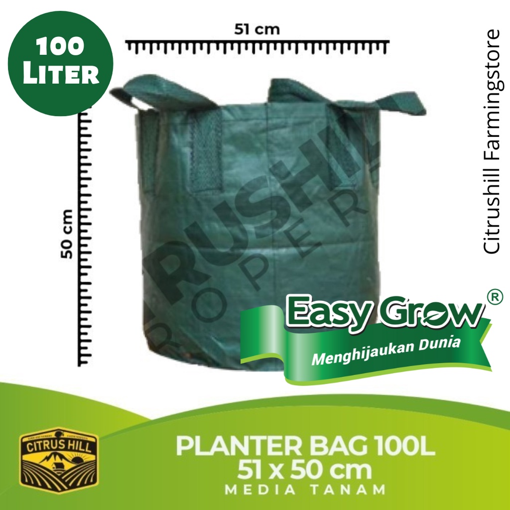 Jual PROMO PLANTER BAG 100 liter - PLANTER BAG EASY GROW - PLENTER BAG - PLANTERBAG | Shopee ...