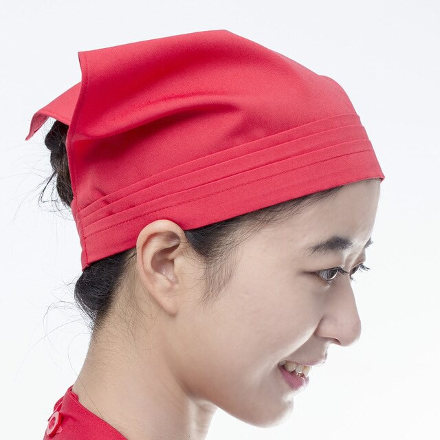 Jual Topi Koki Segitiga VELCRO LIPIT Topi Cafe restaurant karyawan ...