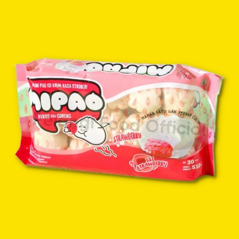 Jual Mipao aneka rasa : pandan, strawberry, vanilla isi 30pcs | Shopee ...
