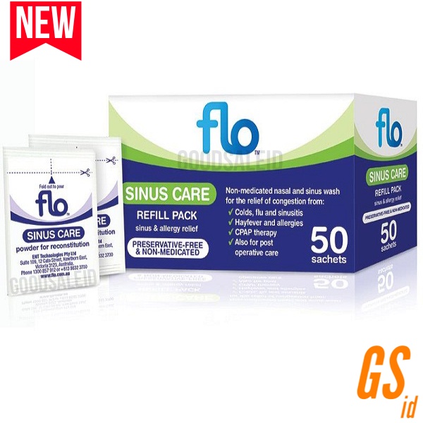 Jual Flo Sinus Care Refill Pack 10 (Repack) - untuk perawatan sinus ...