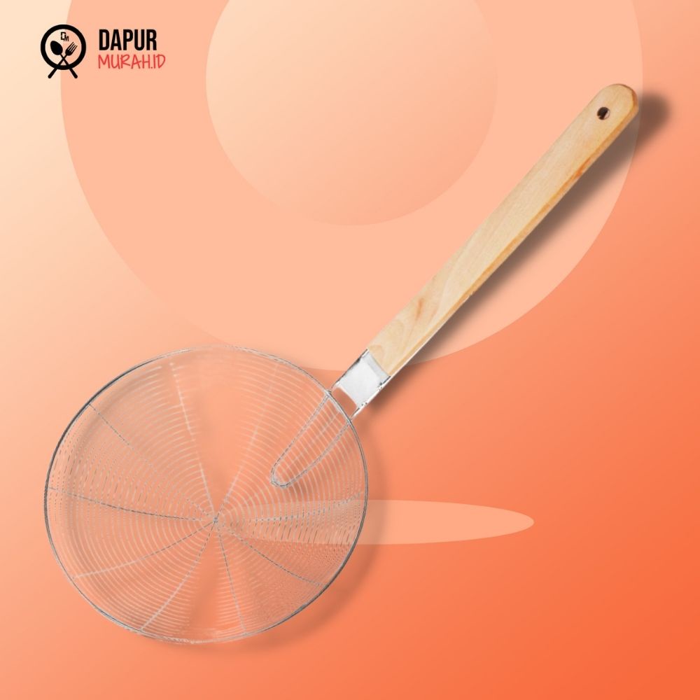 Jual Serok Stainless 26 cm Gagang Kayu tebal | Shopee Indonesia