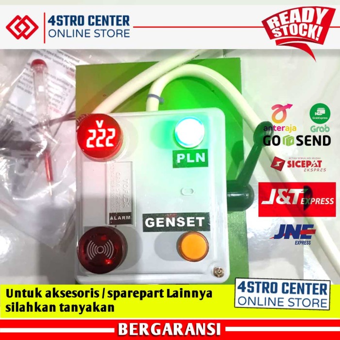 Jual Tuas Pemindah listrik PLN ke Genset Plus volt indikator ATS MANUAL ...