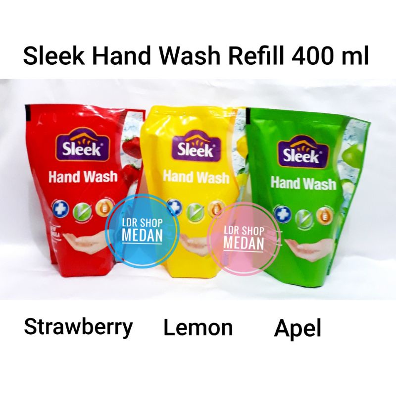 Jual Sleek Hand Wash sabun cuci tangan refill 400 ml | Shopee Indonesia