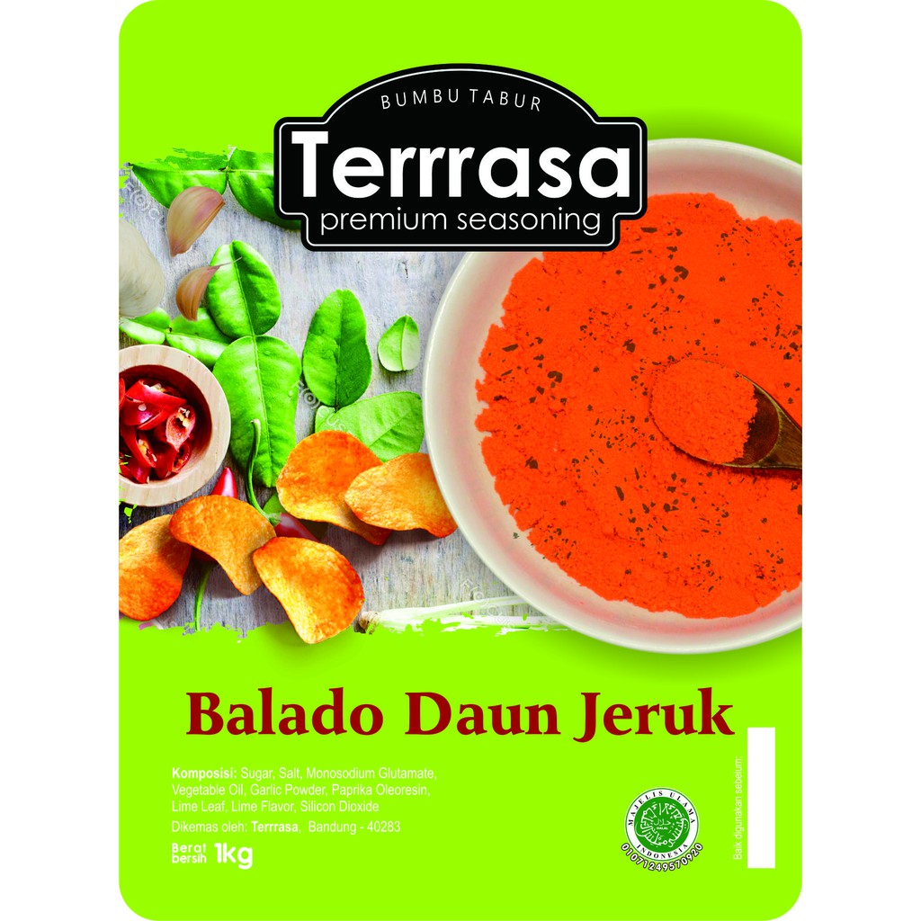 Jual Bumbu Tabur Rasa Balado Limau TERRASA (1kg) | Shopee Indonesia