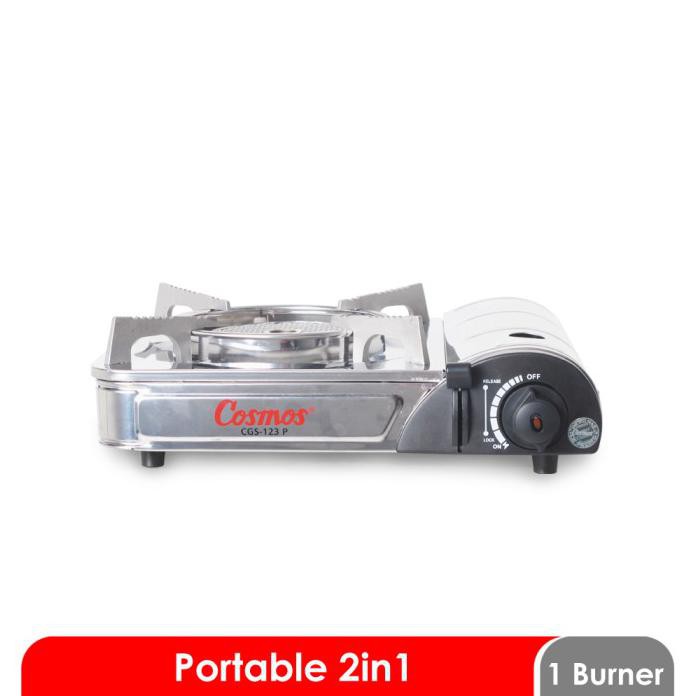 Jual PORTABLE GAS COOKER / KOMPOR PORTABLE COSMOS CGS-123P | Shopee ...