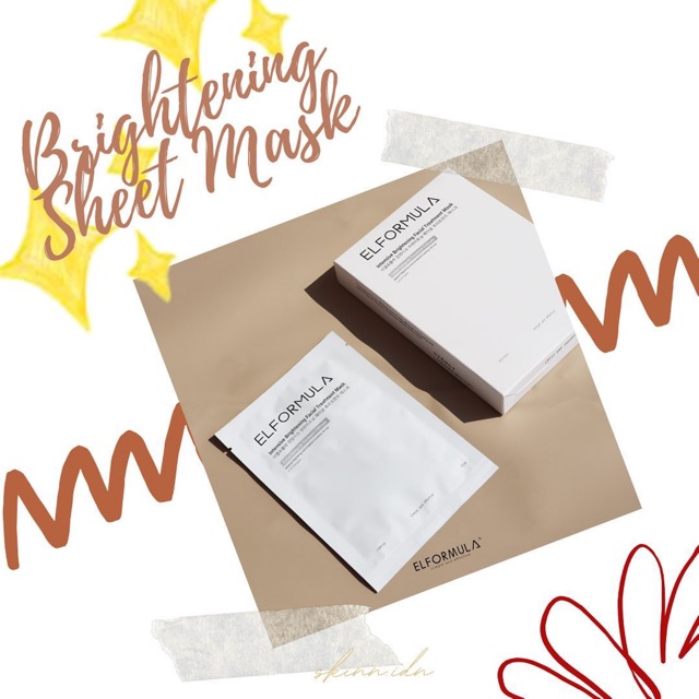 Jual ELFormula brightening sheet mask | Shopee Indonesia