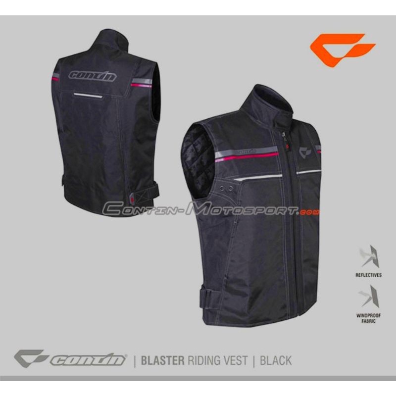 Jual Rompi Contin Blaster Riding Vest Contin Blaster Rompi Biker ...
