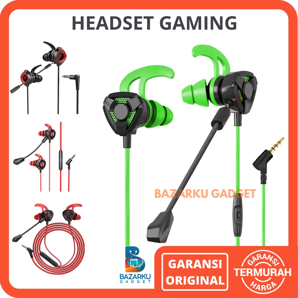 Jual Headset Gaming G9 S18 S16 Hedset Gaming Hedset Game Headset Gamer ...