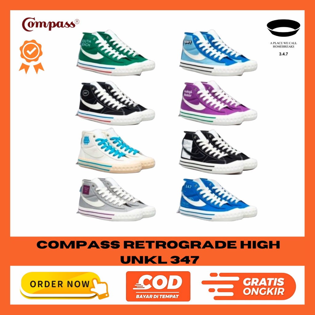 Jual Sepatu Compass X UNKL 347 Retrograde High Series Limited Edition ...