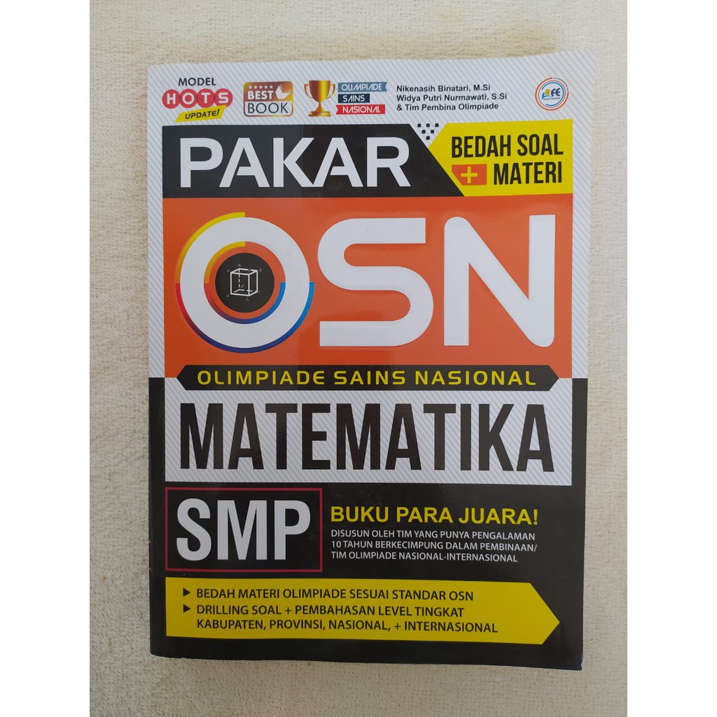 Jual Buku Second Materi + Bedah Soal dan Pembahasan OSN / KSN Olimpiade Sains Nasional ...