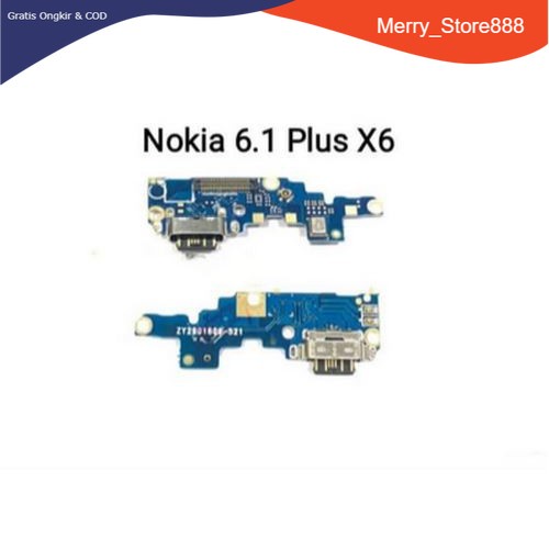 Jual Fleksibel Flexibel Flexible Papan PCB Konektor Charger Con Cas Con Tc Nokia 6.1 Plus X6 ...