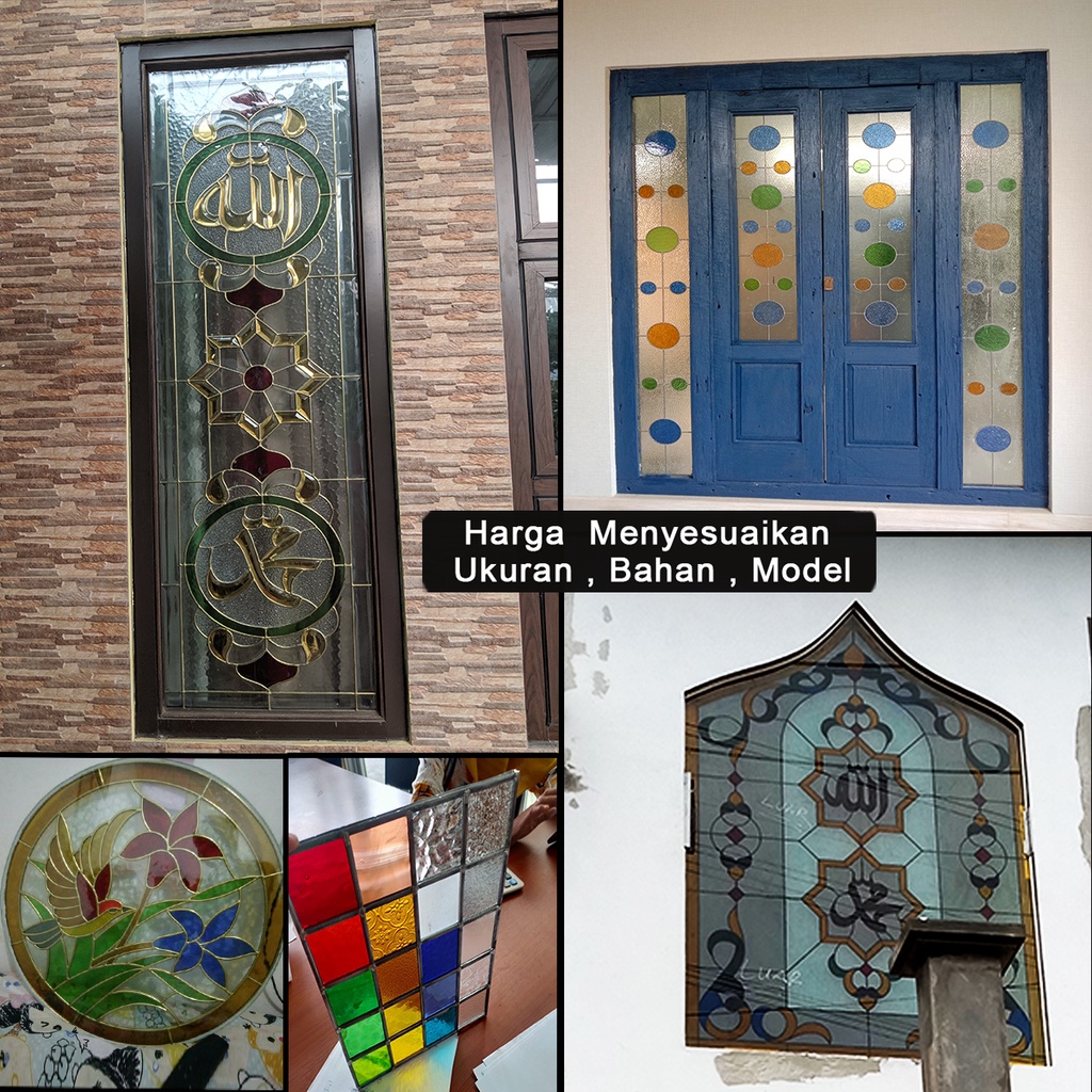 Jual Kaca Patri Custom / Kaca Inlay | Shopee Indonesia