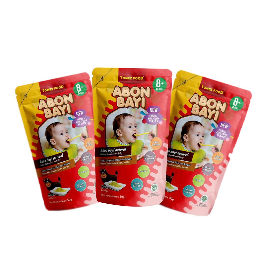 Jual TOMEZ FOOD Trio Sapi Abon Bayi | Shopee Indonesia