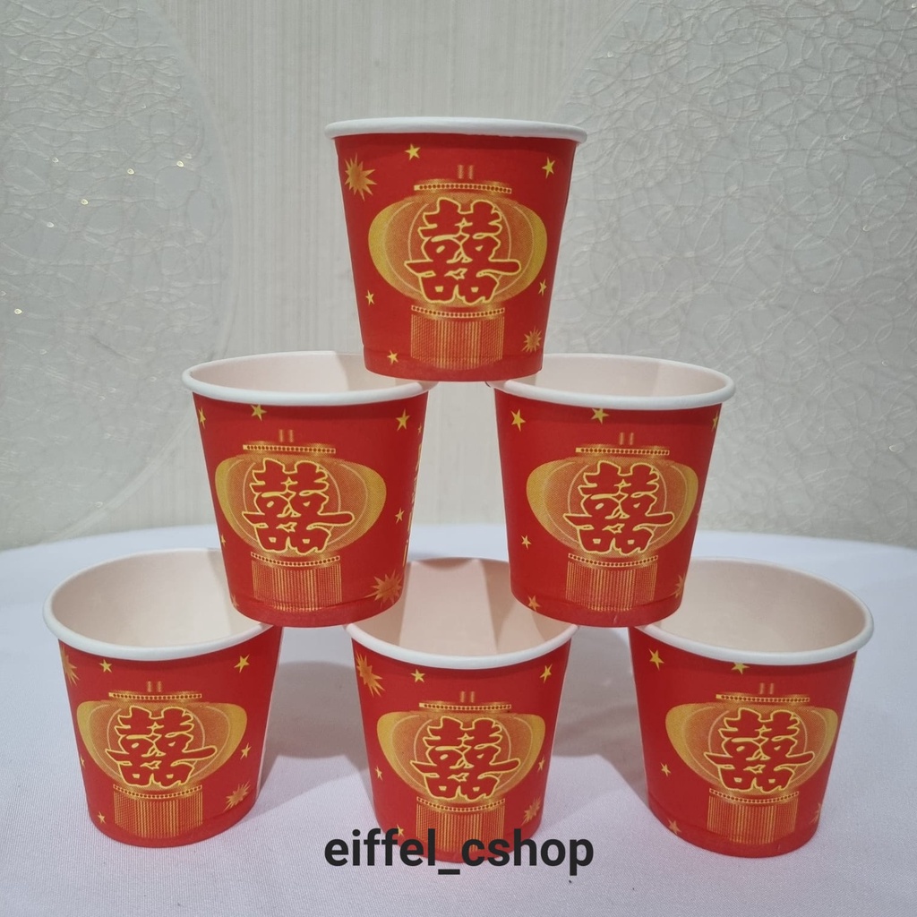 Jual PAPERCUP WEDDING / GELAS KERTAS TEAPAI | Shopee Indonesia