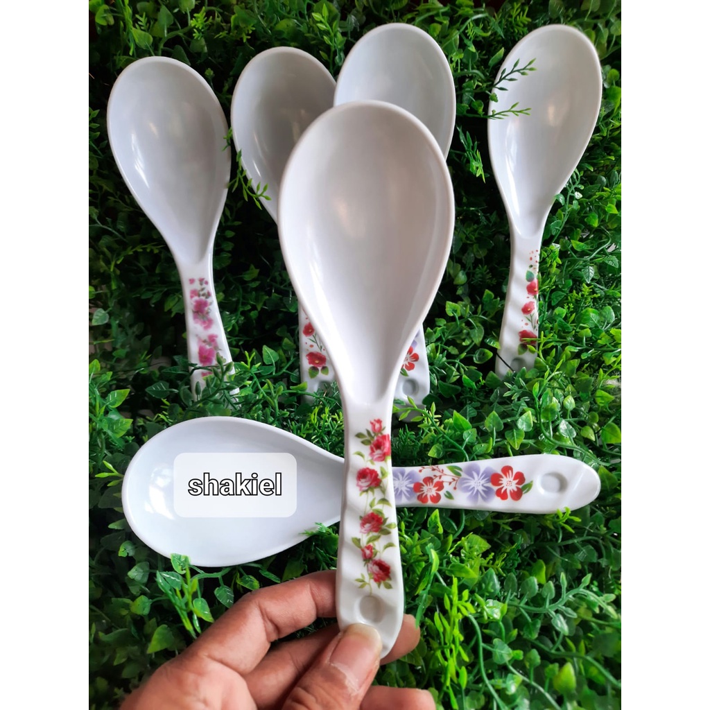 Jual 6 pcs CENTONG NASI - SENDOK NASI - MELAMIN - ANTI LENGKET ...