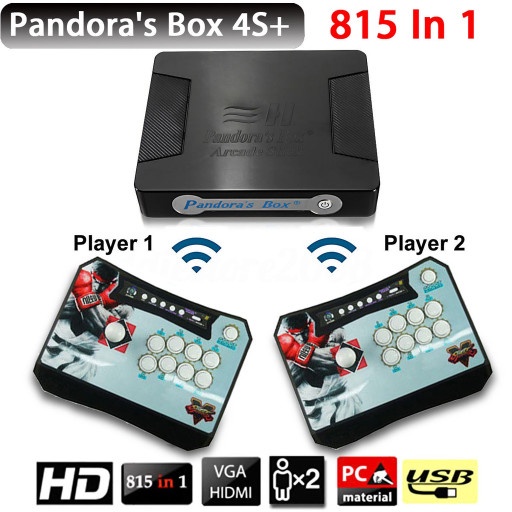 Jual PROMO PANDORA BOX- GAME PANDORA- JOYSTICK ARCADE- WIRELESS 815 IN ...