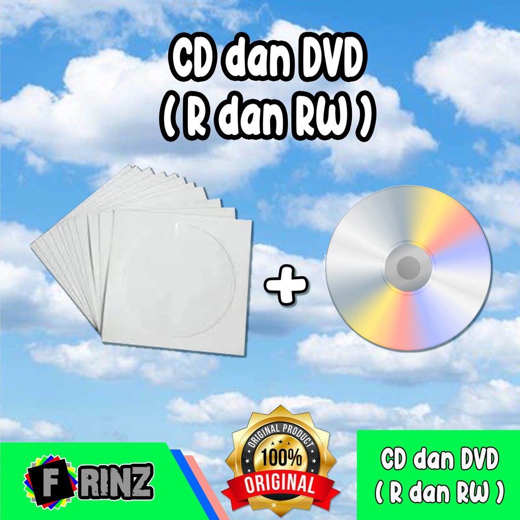 Jual ATK ~ CD dan DVD jenis R / RW / Read Rewritable bonus Tempat CD ...