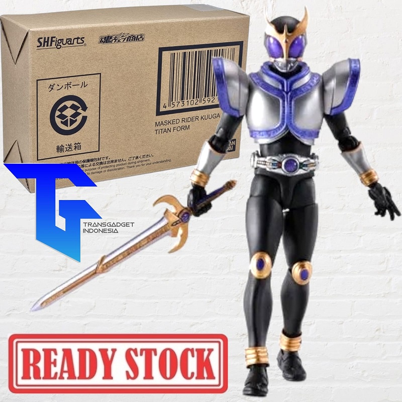 Jual Bandai SHF Kamen / Masked Rider KuuGa Titan Form - SHFiguarts ...